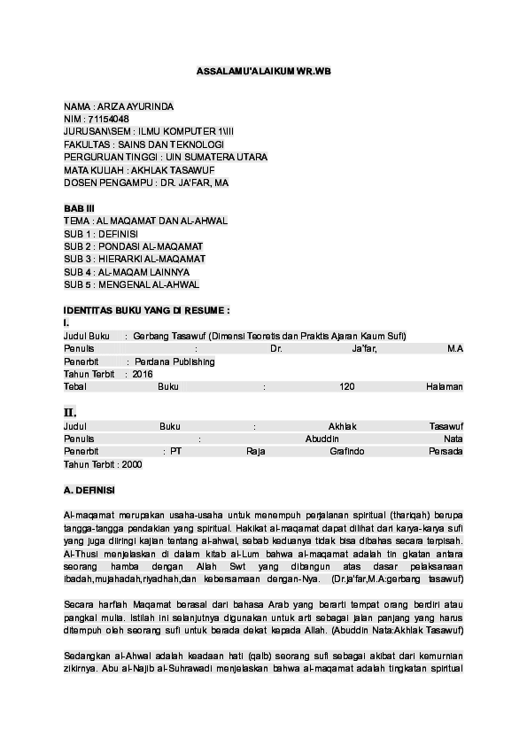 (DOC) RESUME TASAWUF BAB III.PDF