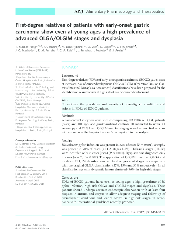 (PDF) First-degree relatives of patients with early-onset gastric ...