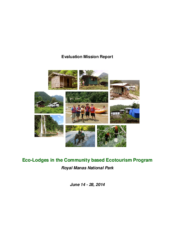 (PDF) Evaluation Mission Report Eco-Lodges in the Community based ...