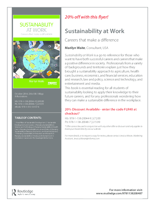 (PDF) Sustainability at Work
