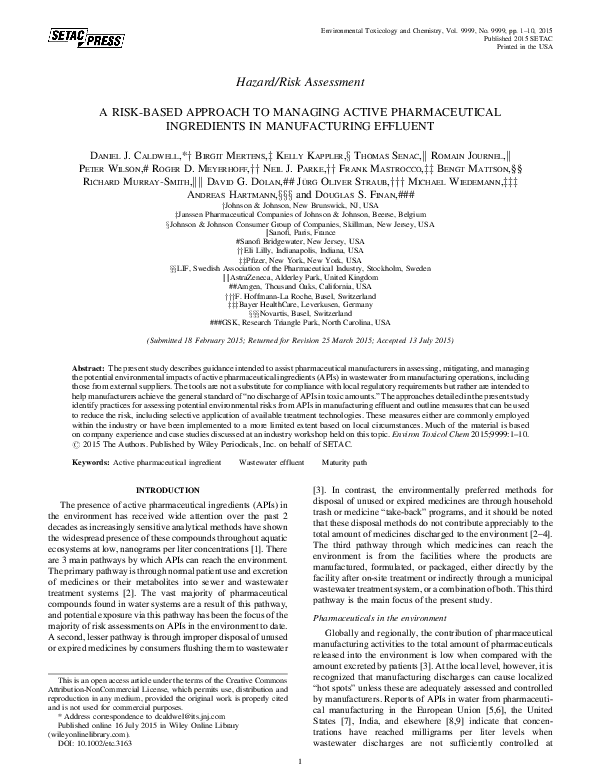 (PDF) Hazard/Risk Assessment A RISK-BASED APPROACH TO MANAGING ACTIVE ...