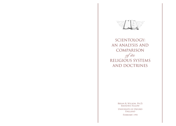 (PDF) Scientology: An Analysis and comparison of its religious systems ...