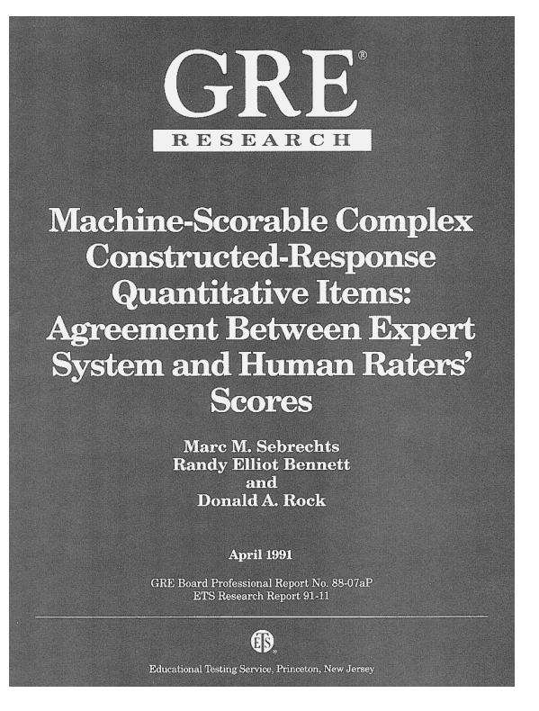 (PDF) Agreement Between Expert-System and Human Raters' Scores on ...