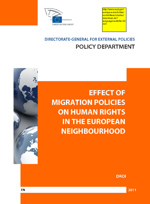 (PDF) Effect Of Migration Policies On Human Rights