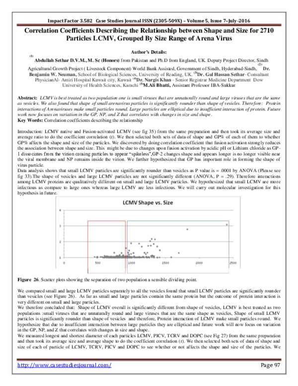 (PDF) Correlation Coefficients Describing the Relationship between ...