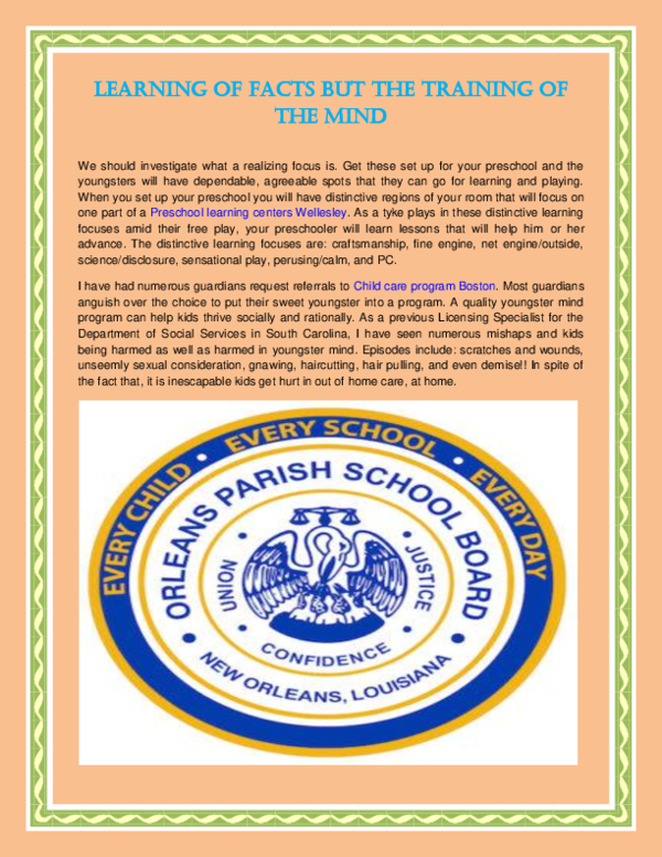 (PDF) Learning of Facts but the Training of the Mind | Edwin Peter ...