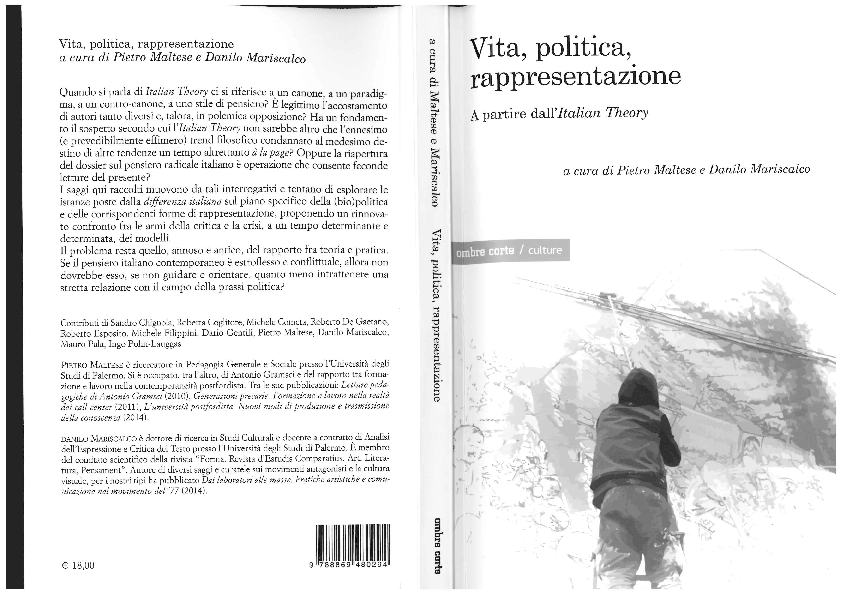 (PDF) Punto di vista e autonomia del politico. Mario Tronti e l'Italian ...