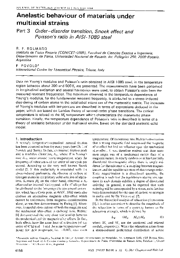 (PDF) ANELASTIC BEHAVIOUR OF MATERIALS UNDER MULTI-AXIALSTRAINS