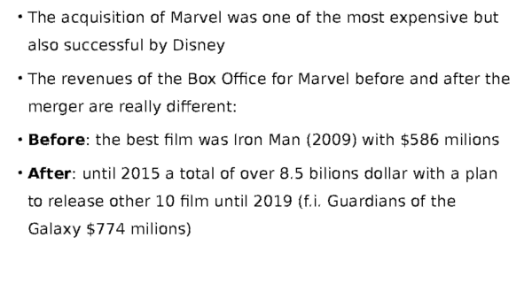 (PPT) Merger Disney-Marvel