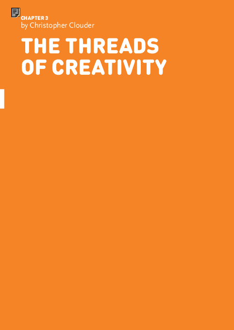 (PDF) THE THREADS OF CREATIVITY CHAPTER 3
