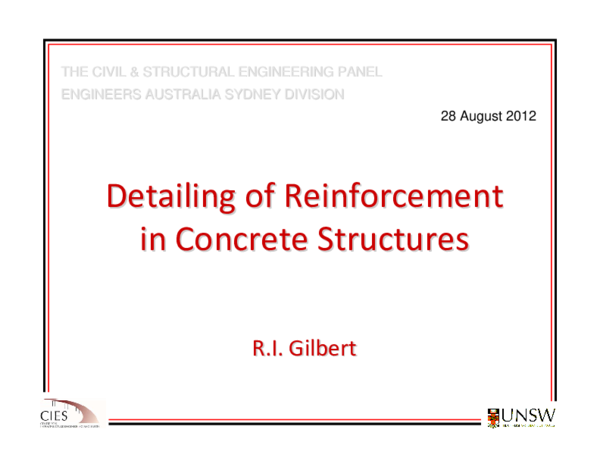 (PDF) Detailing of Reinforcement Detailing of Reinforcement in Concrete ...