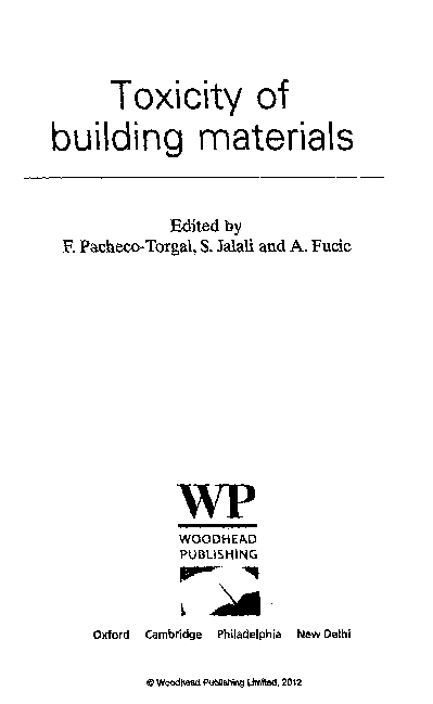 (PDF) Chapter 9: Materials that release toxic fumes during fire; in ...