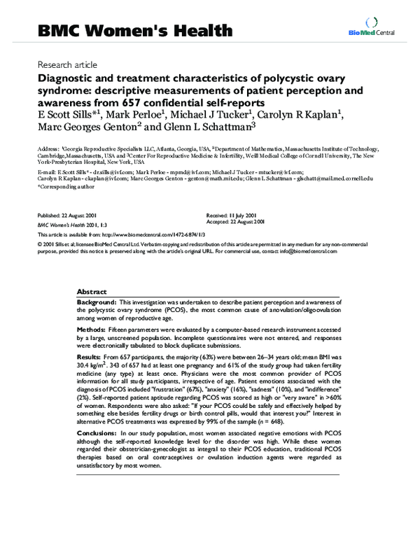 (PDF) Patient Perception and Awareness Regarding Diagnosis and ...