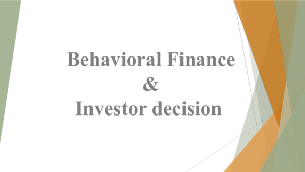 (PPT) Behavioral Finance