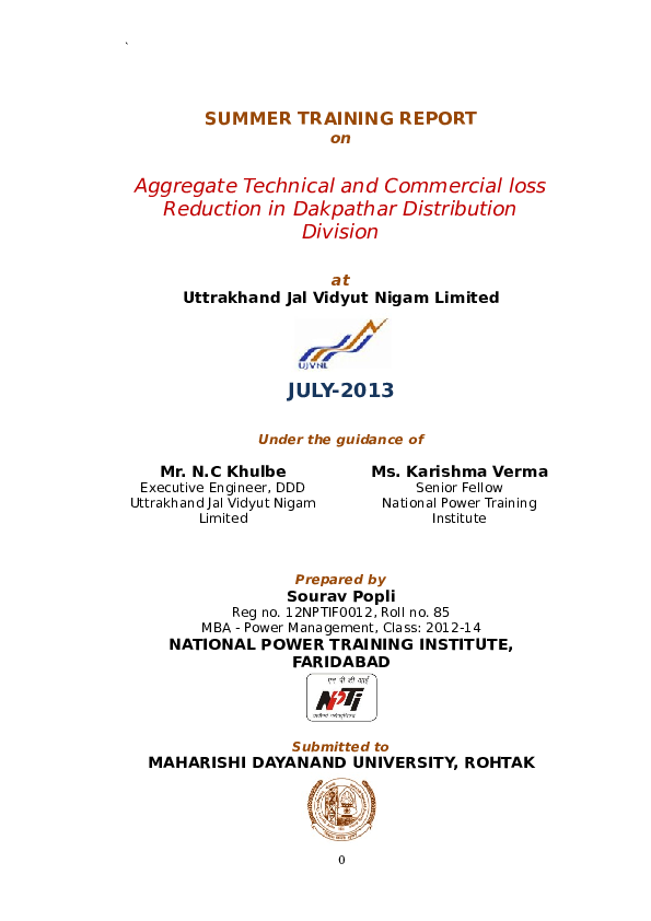(DOC) Final Report Soft Copy | Arpit Sharma - Academia.edu