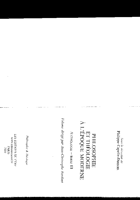 (PDF) Melchor Cano : la philosophie comme lieu théologique