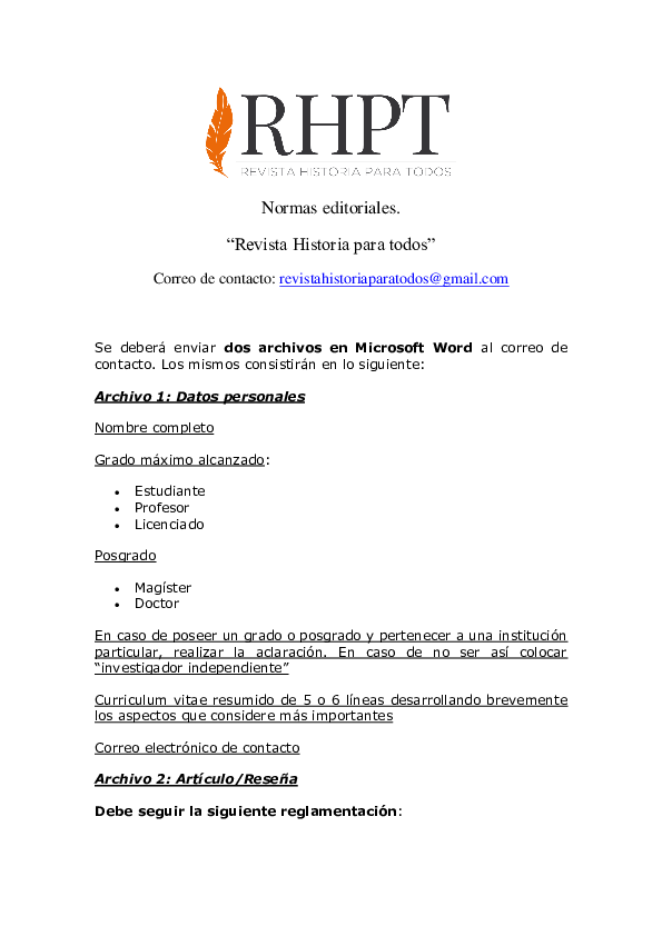 (PDF) Normas Editoriales