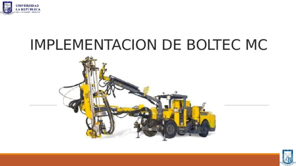 (PPT) IMPLEMENTACION DE BOLTEC MC