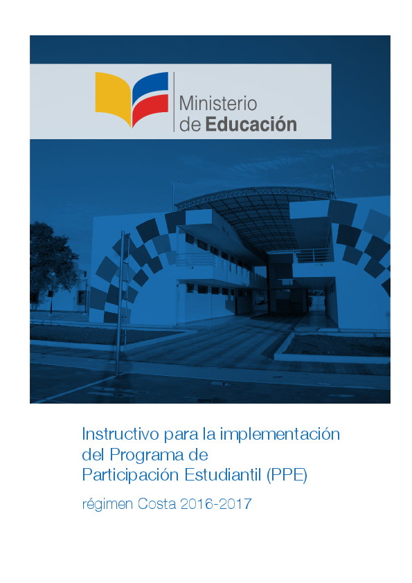 (PDF) Instructivo para la implementación del Programa de Participación Estudiantil (PPE | Lu ...
