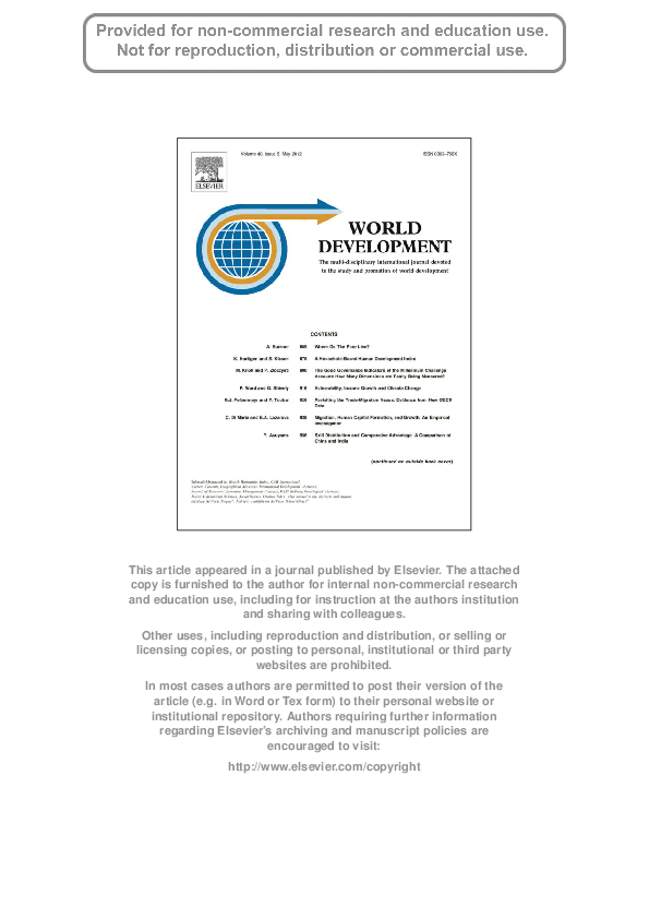 (PDF) World Development