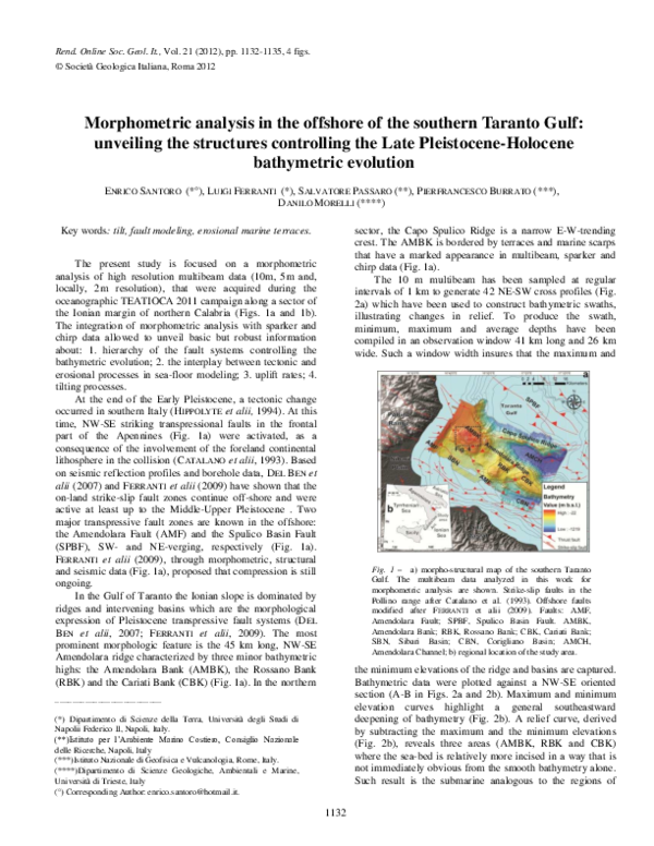 (PDF) Geometry and modeling of an active offshore thrust-related fold ...