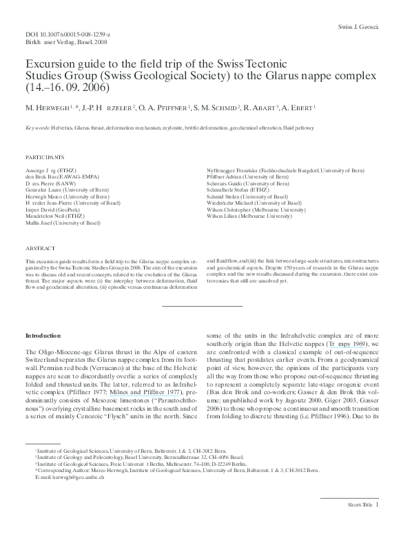 (PDF) Tectono-metamorphic evolution of a nappe stack: A case study of ...
