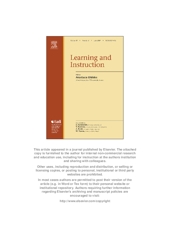 (PDF) Improving students' reading comprehension skills: Effects of strategy instruction and ...