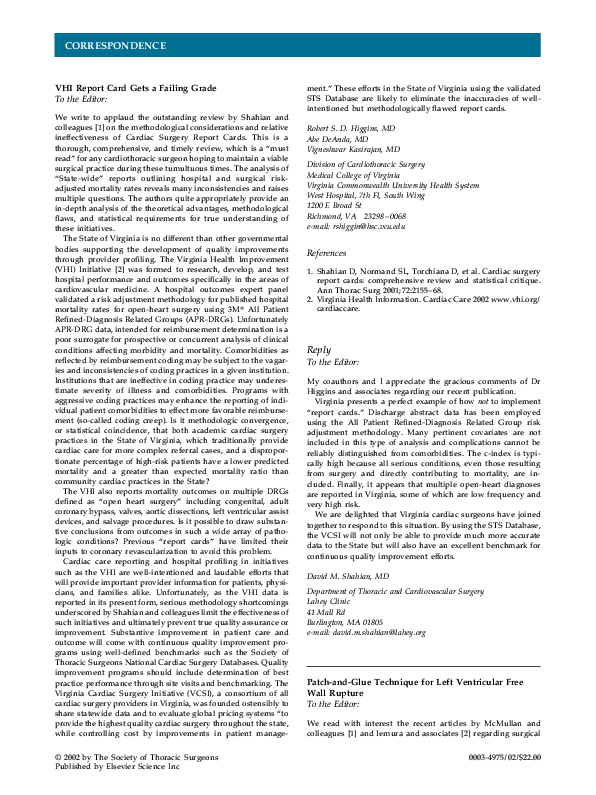 (PDF) Patch-and-glue technique for left ventricular free wall rupture