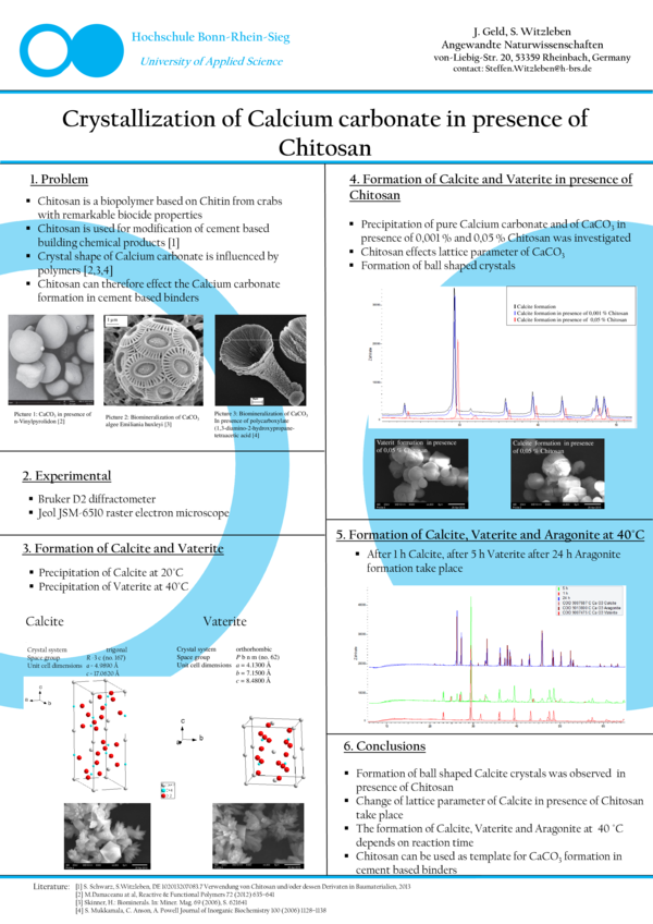 (PDF) Crystallization of calcium carbonate in the presence of trace concentrations of phosphorus ...