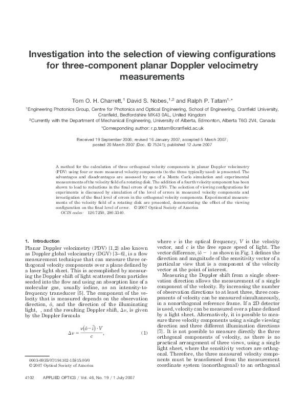 (PDF) A Study on the Four-Way Doppler Measurements and Inverse VLBI Observations for Mars ...