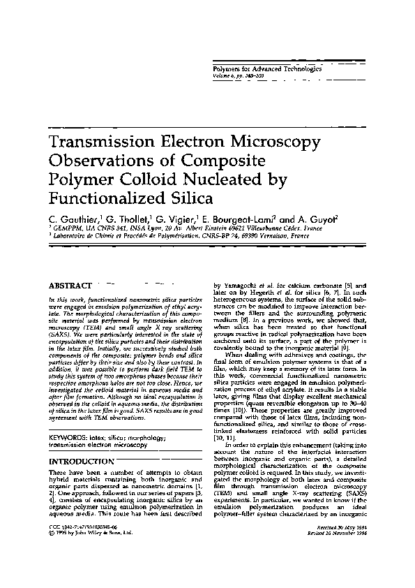 (PDF) Transmission electron microscopy observation of the structure of ...