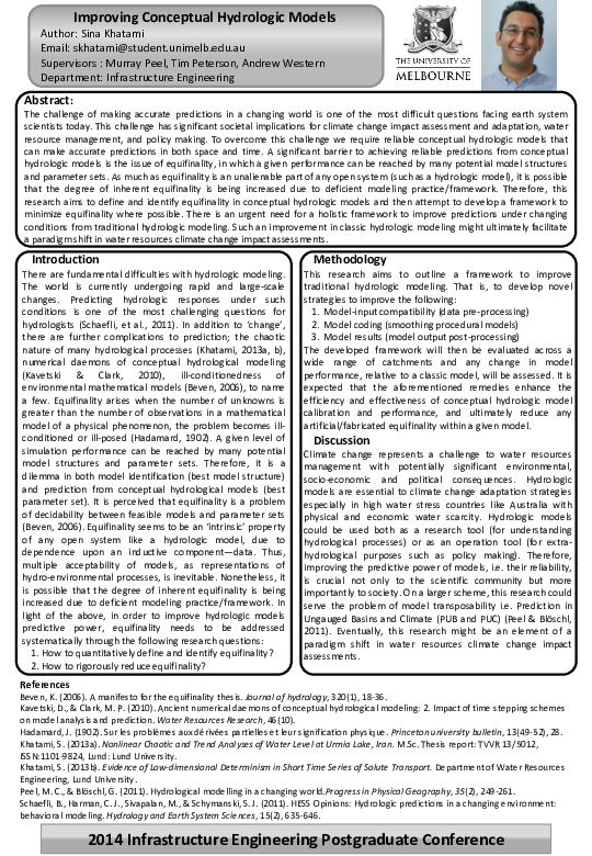 (PDF) Improving Conceptual Hydrologic Models