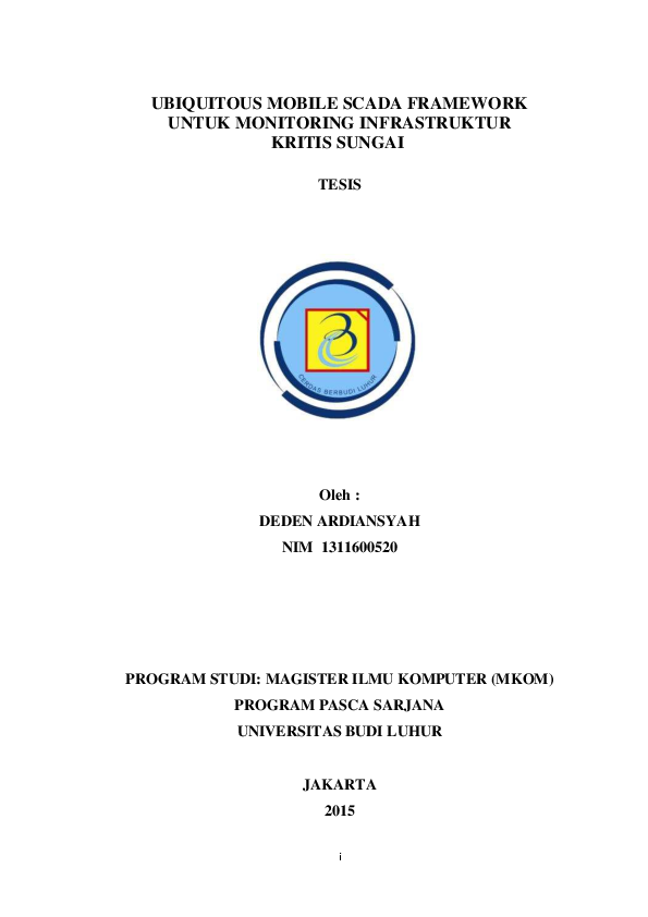 (PDF) UBIQUITOUS MOBILE SCADA FRAMEWORK UNTUK MONITORING INFRASTRUKTUR ...