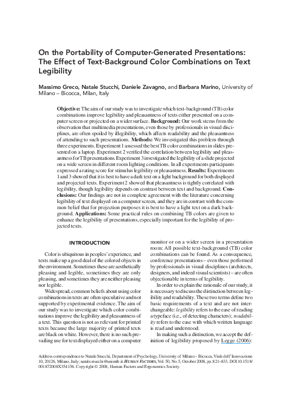 (PDF) On the Portability of Computer-Generated Presentations: The ...