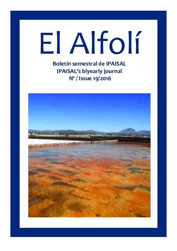 (PDF) El Alfolí 19 2016