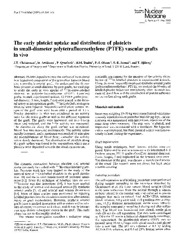 (PDF) Transgraft Infusion of Heparin to Prevent Early Thrombosis of ...
