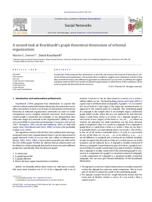 (PDF) A second look at Krackhardt's graph theoretical dimensions of ...