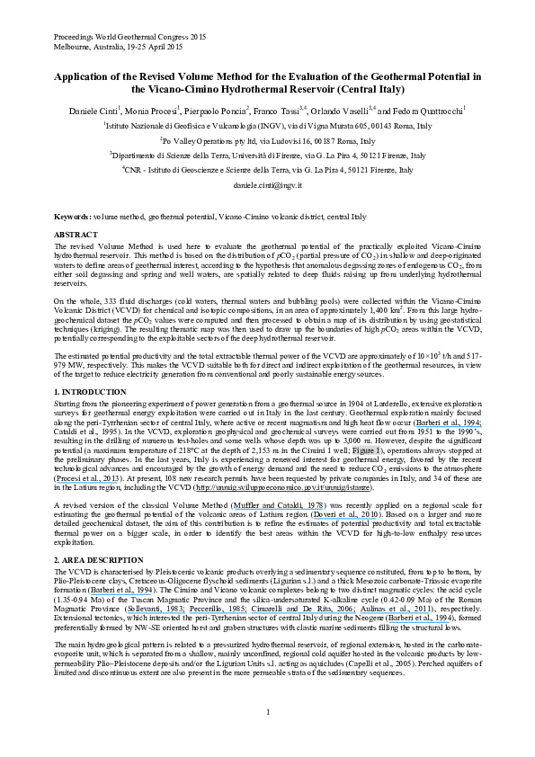 (PDF) Application of the Revised Volume Method for the Evaluation of ...
