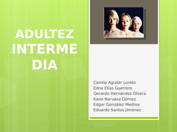 (PPT) ADULTEZ-INTERMEDIA