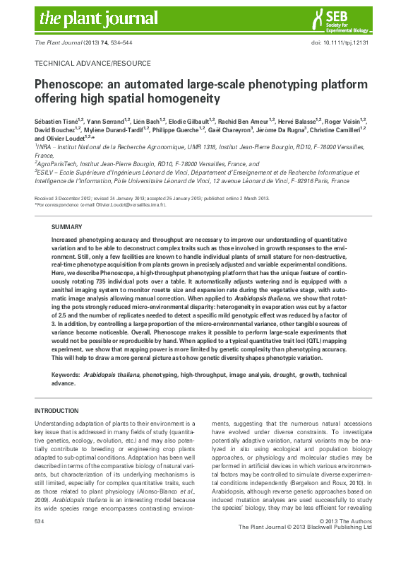 (PDF) Phenoscope: an automated large-scale phenotyping platform ...