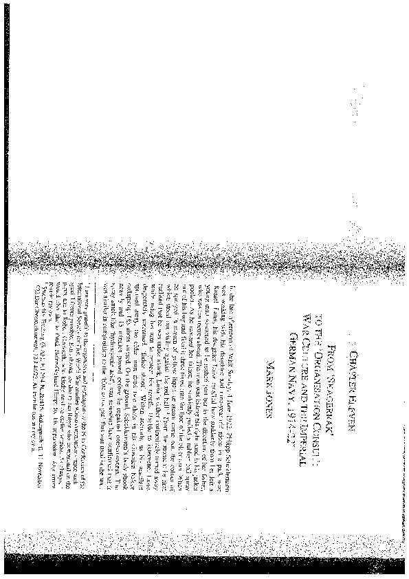 (PDF) 'From 'Skagerrak' to the Organisation Consul. War Culture and the ...