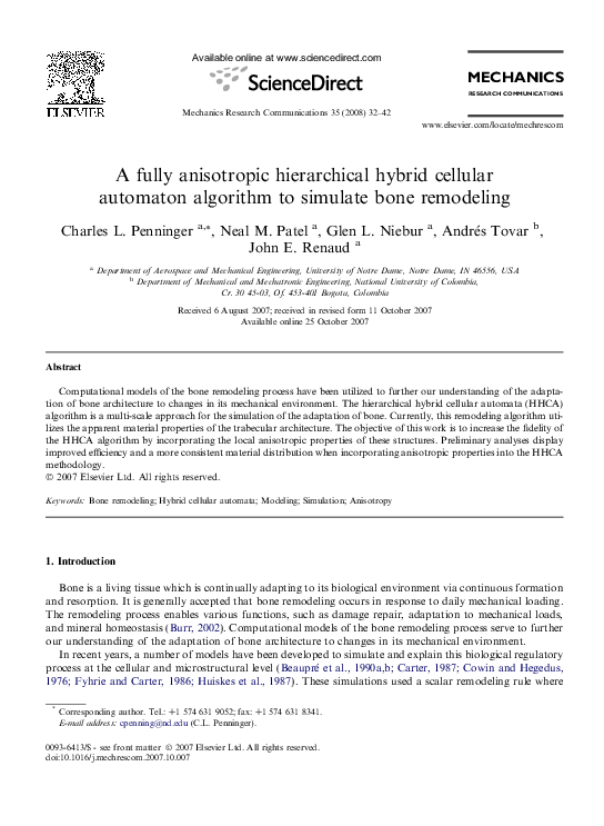 (PDF) A fully anisotropic hierarchical hybrid cellular automaton ...
