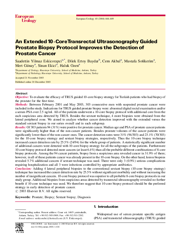 (PDF) Focal lesion at the midline of the prostate on transrectal ultrasonography: Take it or ...