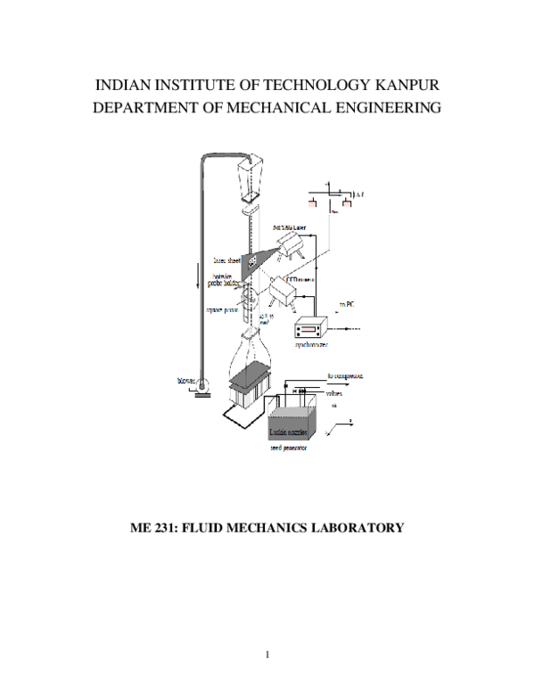 (PDF) INDIAN INSTITUTE OF TECHNOLOGY KANPUR DEPARTMENT OF MECHANICAL ...
