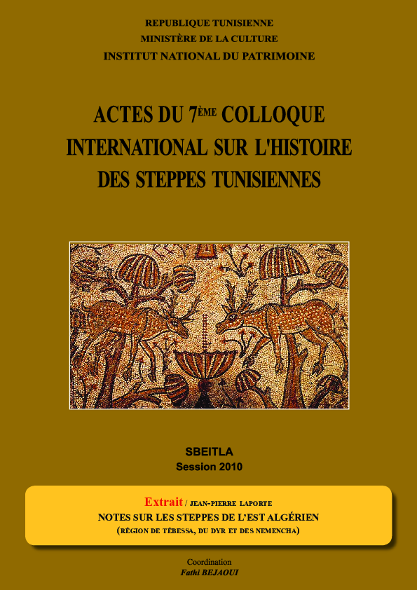 (PDF) NOTES SUR LES STEPPES DE L'EST ALGÉRIEN (région de Tébessa, du ...