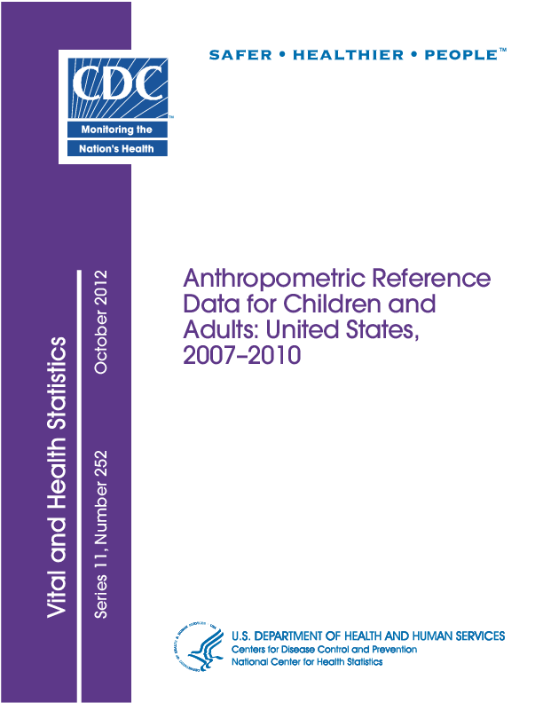 (PDF) Anthropometric Reference Data for Children and Adults: United States