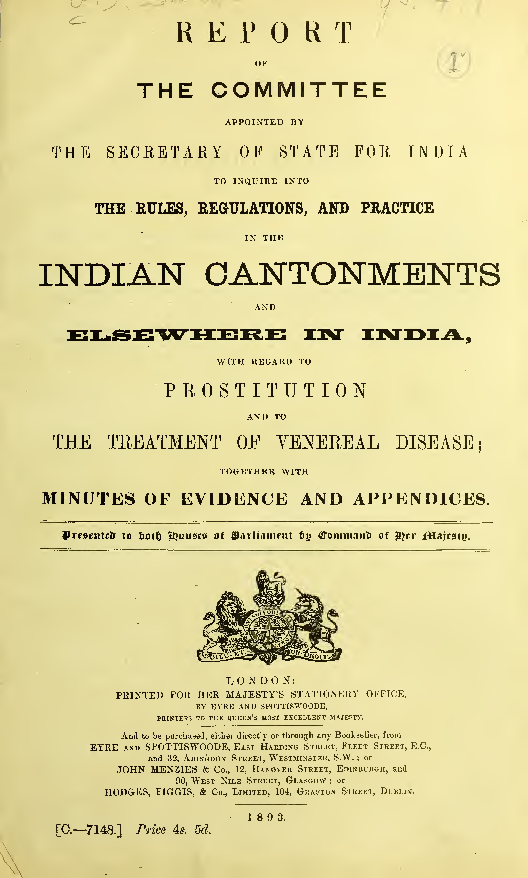 (PDF) REPORT OF THE COMMITTEE APPOINTED BY THE SECRETARY OF STATE FOR INDIA