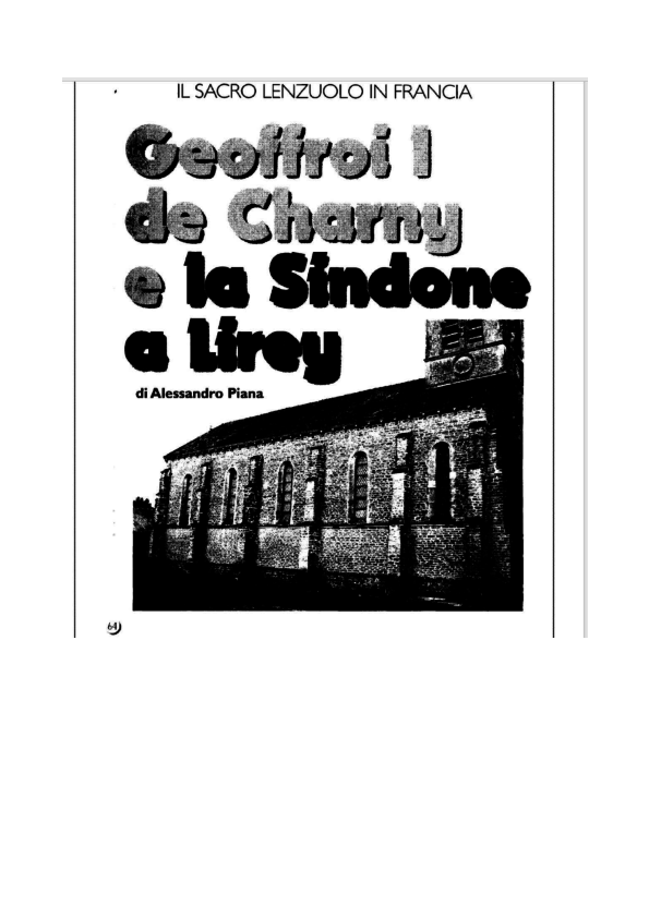 (PDF) Geoffroi I de Charny e la Sindone a Lirey