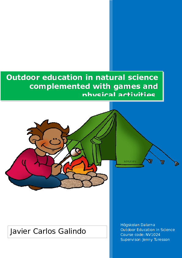 (DOC) Outdoor education in science