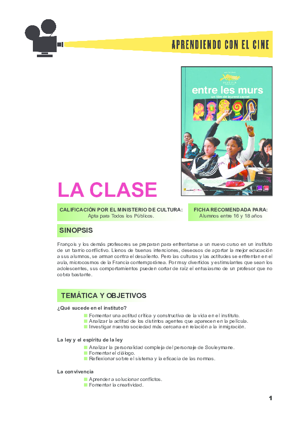 (PDF) LA CLASE